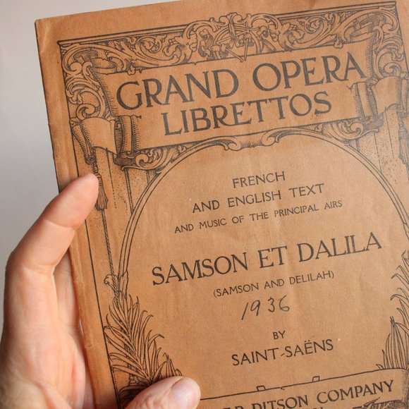 Vintage | Accents | Vintage 93s Music Booklet Grand Opera Librettos ...